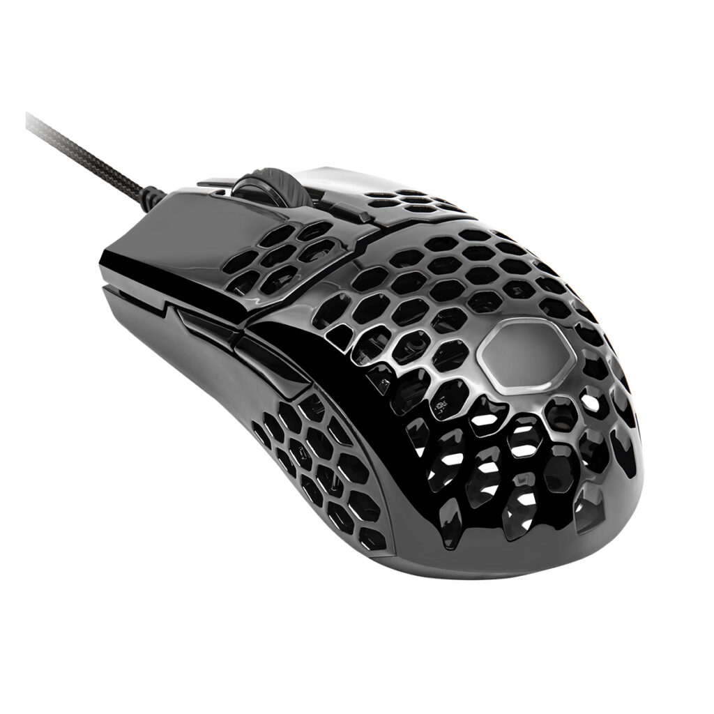MOUSE GAMER COOLER MASTER MM711 PRETO GLOSSY RGB 16000 DPI - Q7 Informática