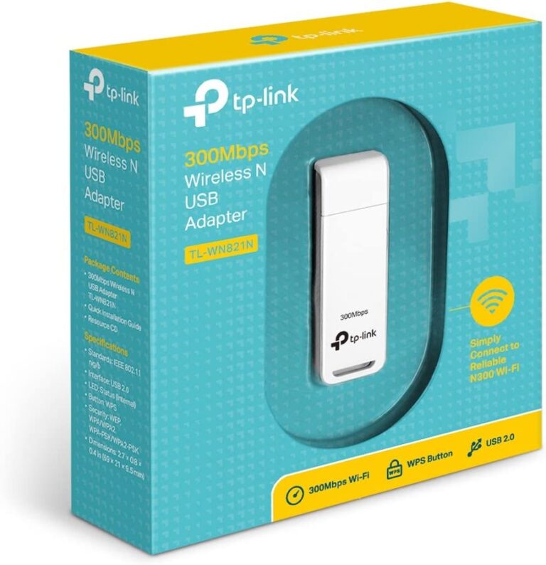 ADAPTADOR WIRELESS USB 300M TL-WN821N TP-LINK - Q7 Informática