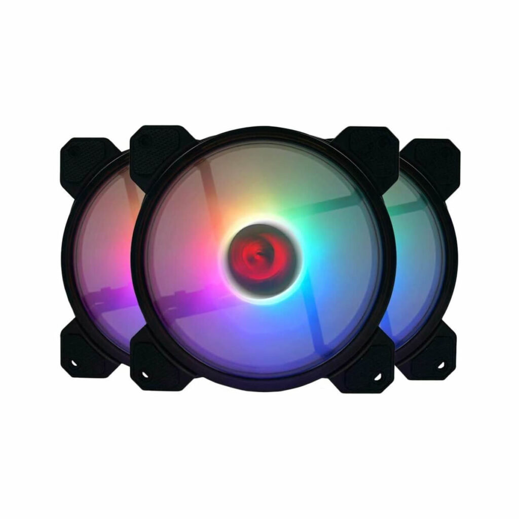 KIT 3 COOLER FAN REDRAGON, 360MM, RGB - GC-F009 - Q7 Informática